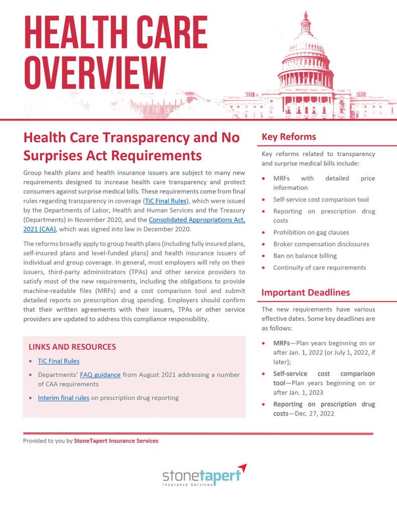 Health-Care-Transparency-and-No-Surprises-Act-Requirements-1 | Stone Tapert